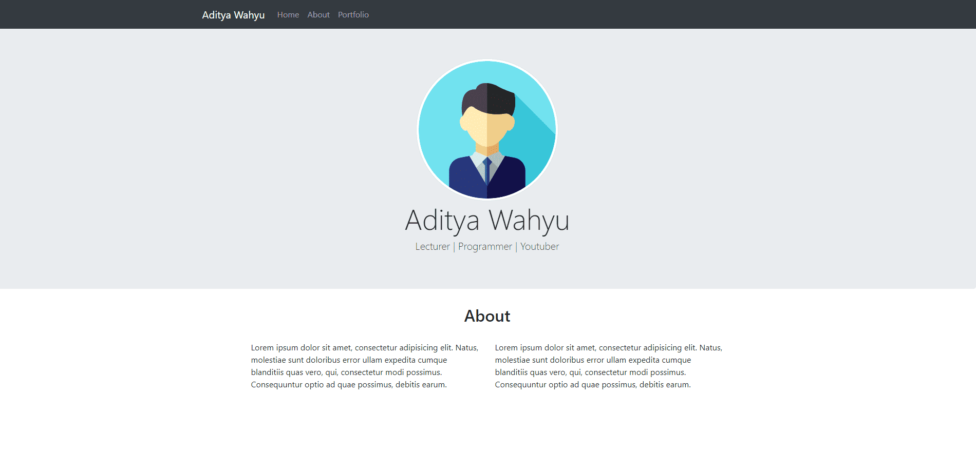 Portofolio Tailwind Css
