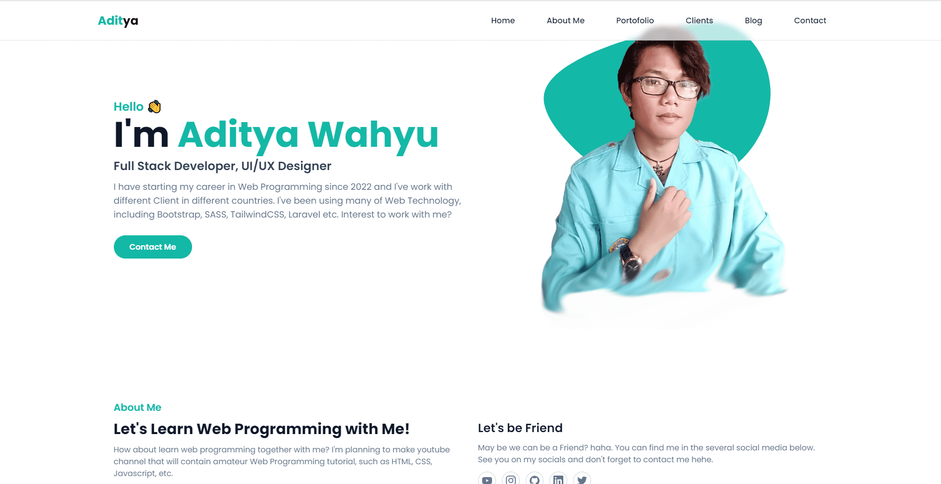 Portofolio Tailwind Css