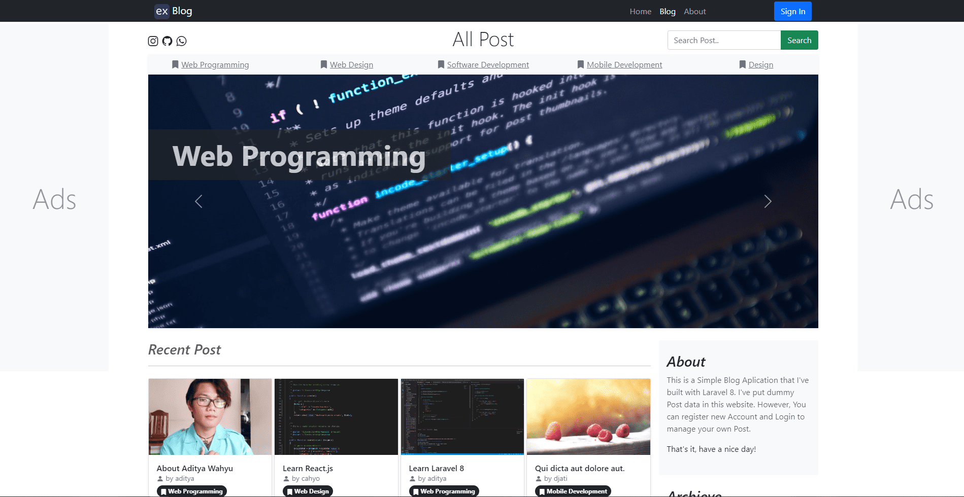 Portofolio Tailwind Css